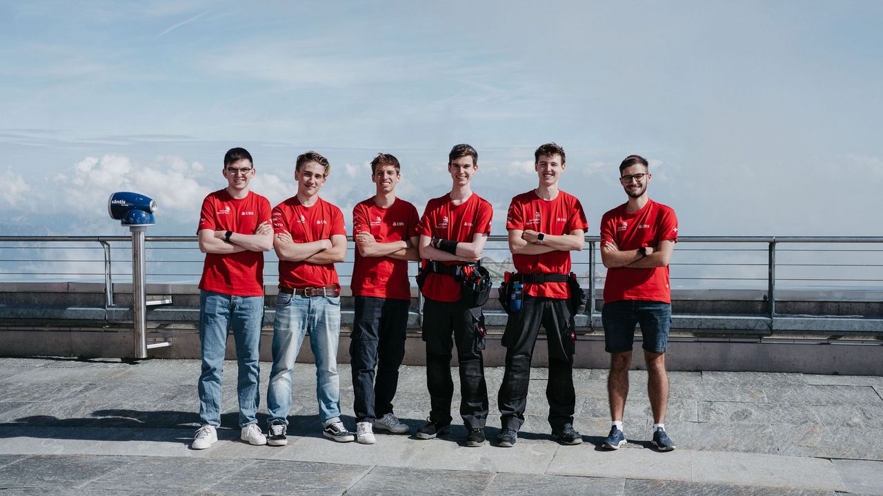 Hoch hinaus: Berufsathleten testen auf dem Säntis - Swissmem Berufsbildung